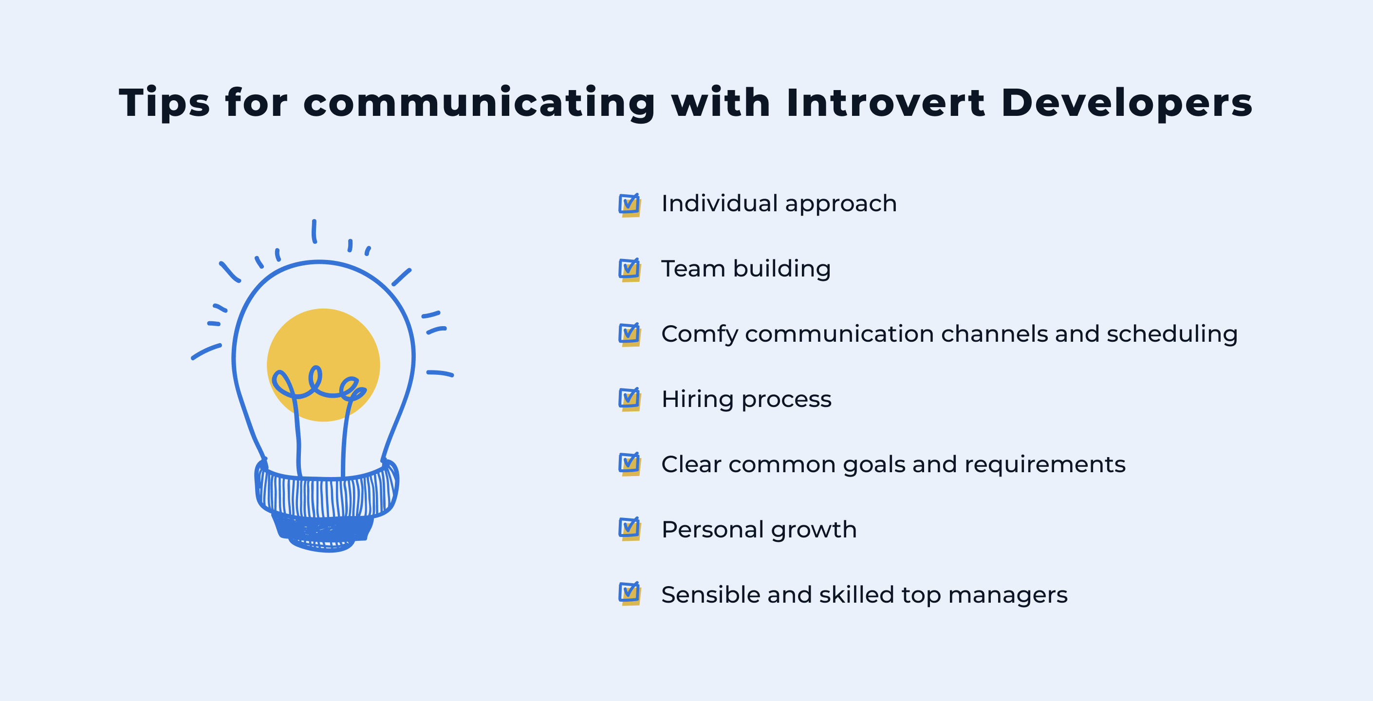 How to communicate with introvert developers